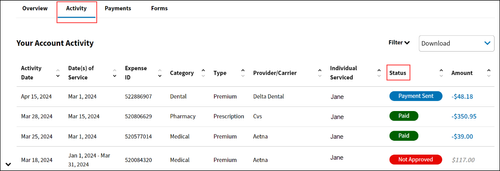 Checking the Status of Your Reimbursement Request — Health Coverage ...