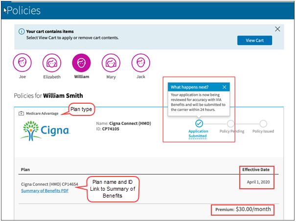 Application and Policy Statuses — Health Coverage Simplified