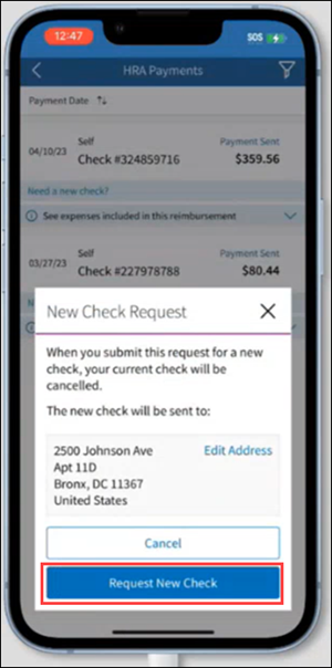 Requesting a New Reimbursement Check — Health Coverage Simplified