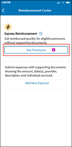 Setting Up Express Reimbursement on the Mobile App — Health Coverage ...