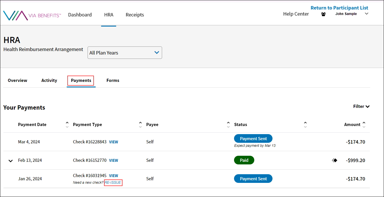 Requesting a New Reimbursement Check — Health Coverage Simplified