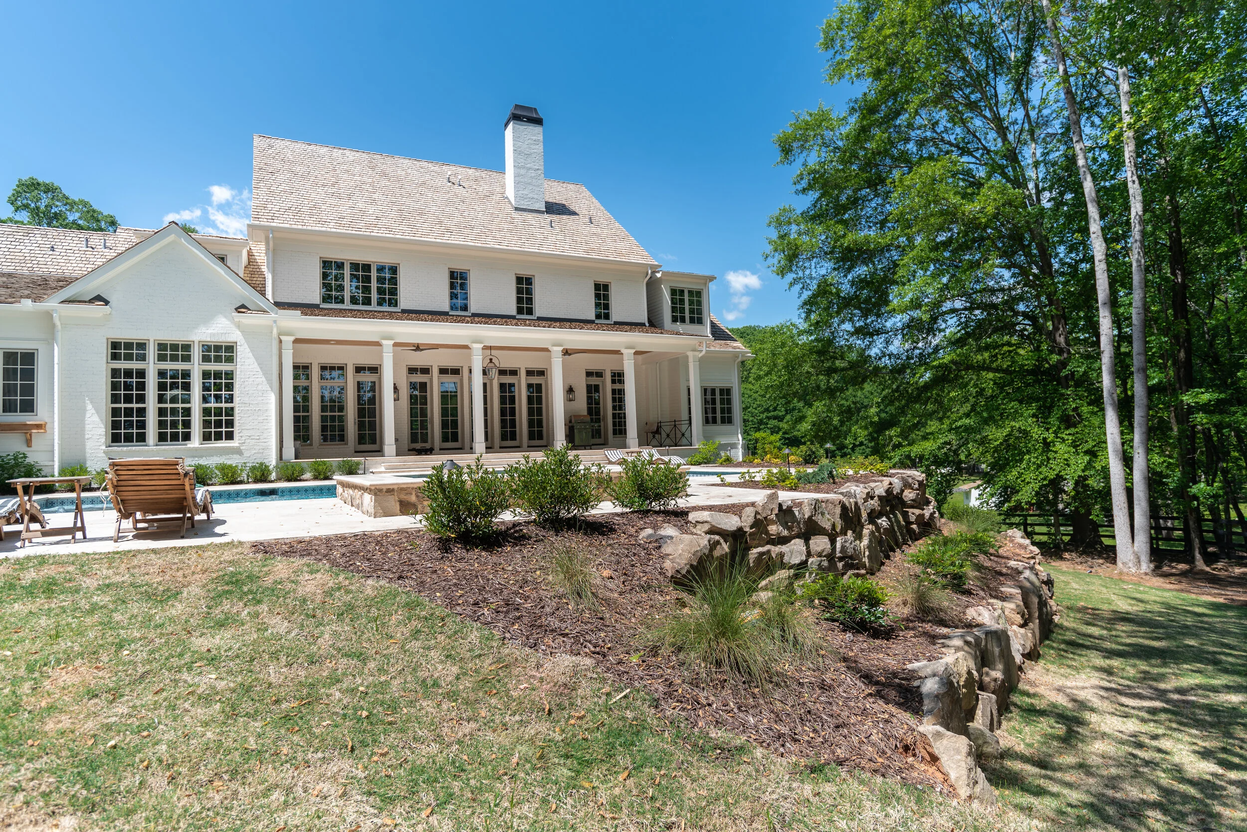 Pool, Spa, Landscaping, Hardscaping Project in Milton, GA — Peach State ...