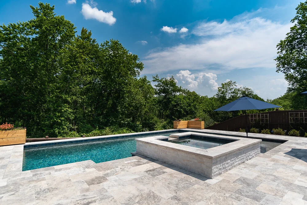 Simple and Bold Pool Design in Roswell, Georgia — Peach State Pool ...
