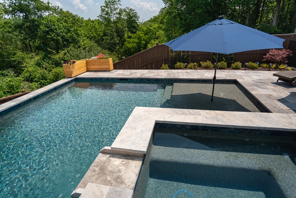 Simple and Bold Pool Design in Roswell, Georgia — Peach State Pool ...