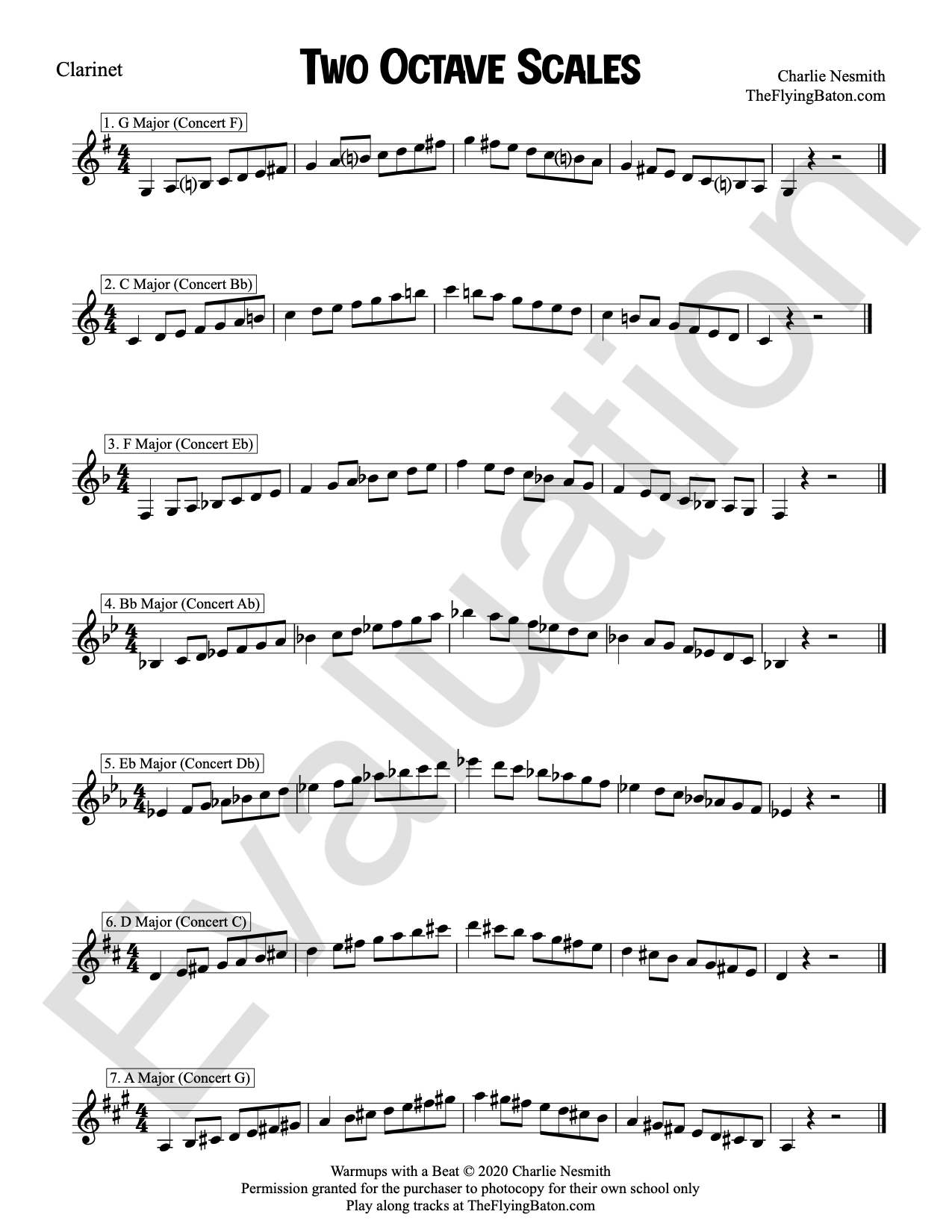 Warmups with a Beat Fundamentals Packets for young band — The Flying Baton