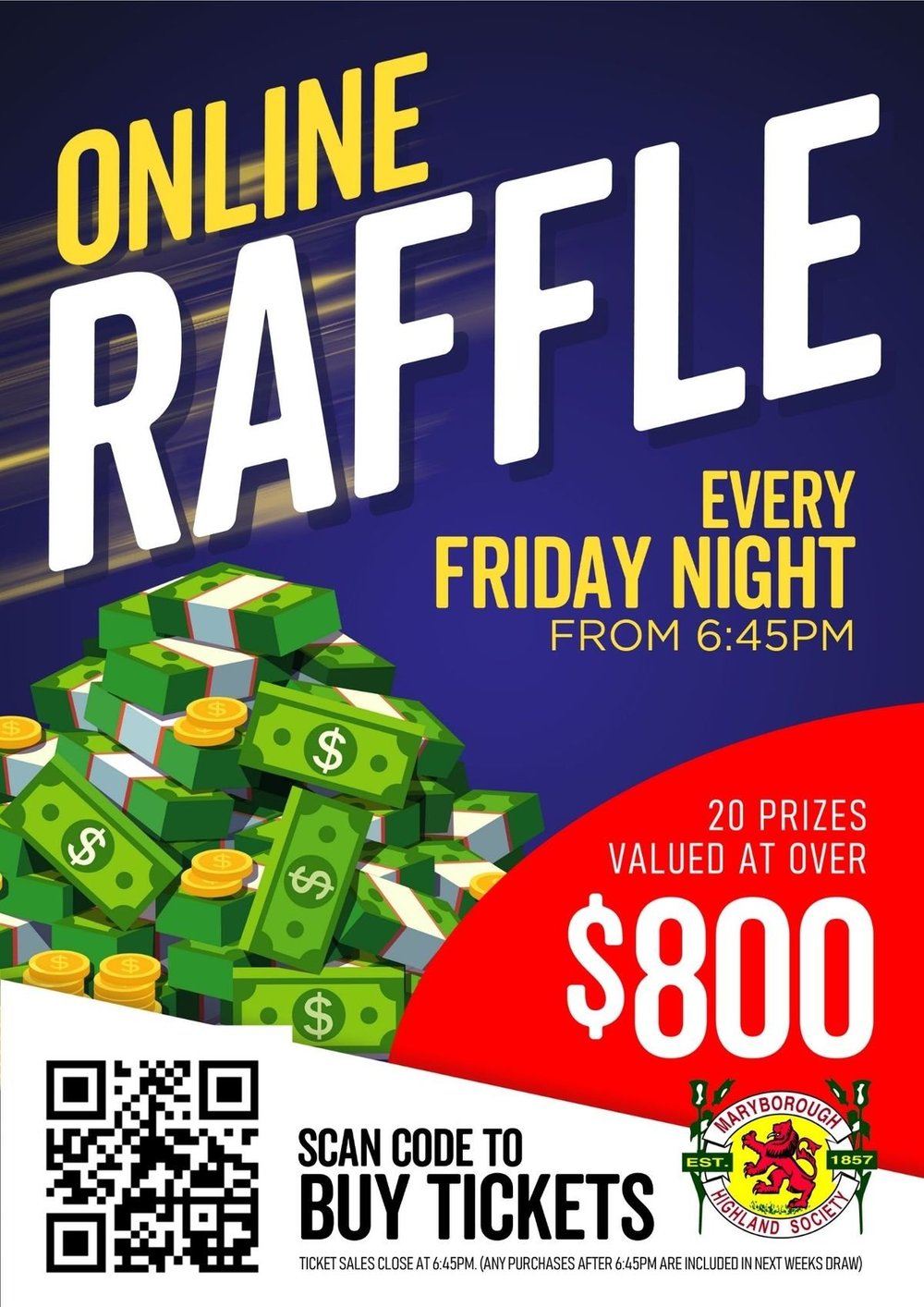 Maryborough Friday Night Raffle — Pub and Club Co.
