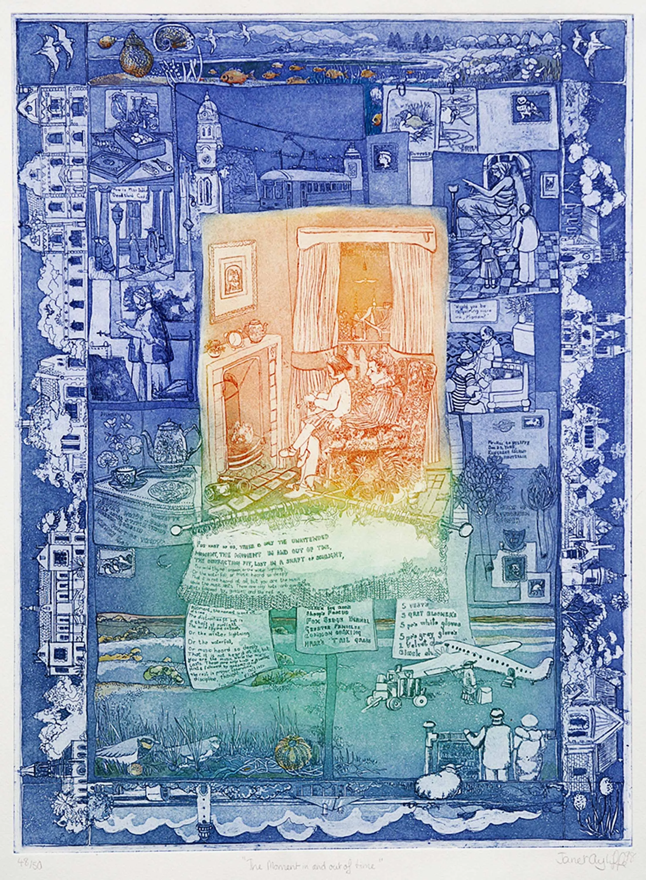 The moment in and out of time — Janet Ayliffe Printmaker and Painter