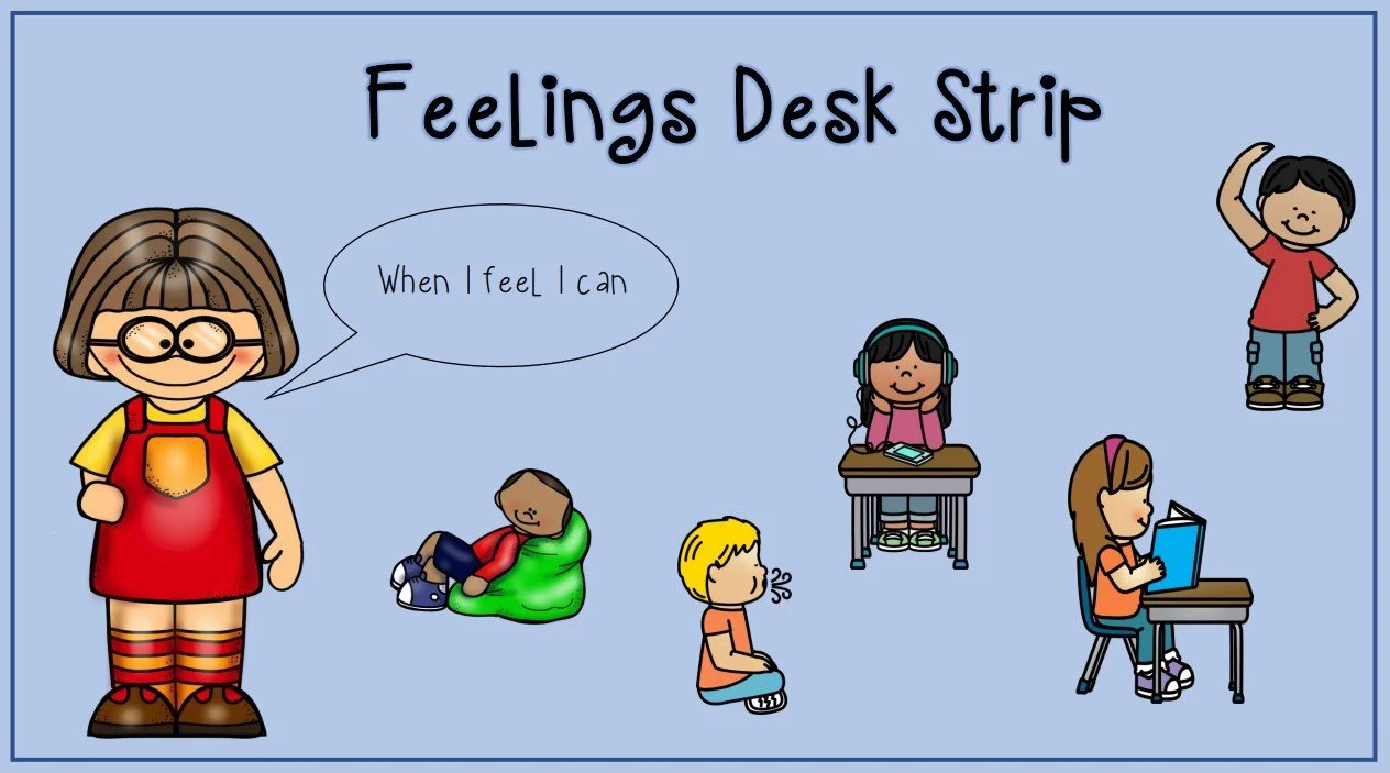 Feelings Desk Strips — Parent's Domain