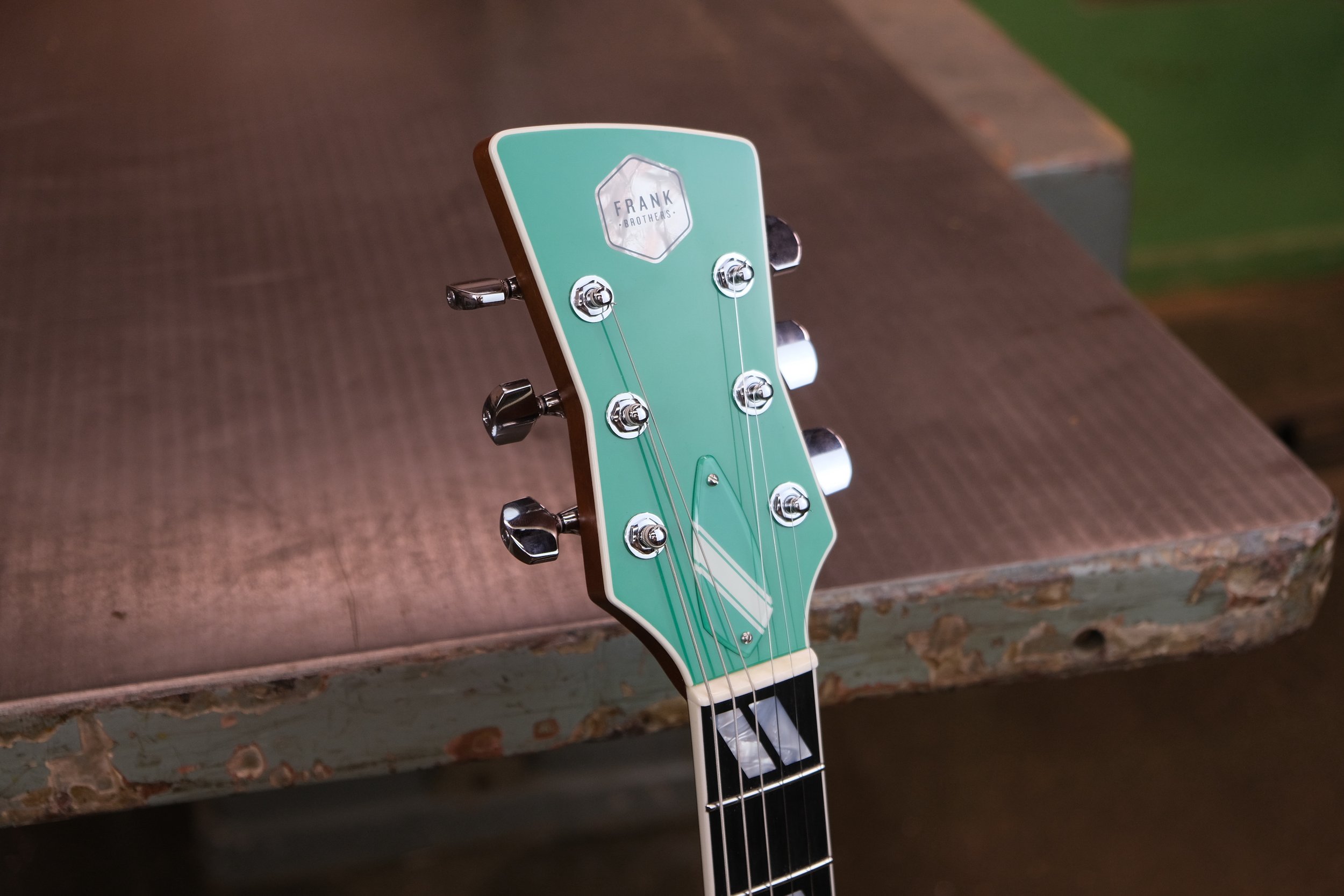 Pelham Blue - Arcade Thinline Model — Frank Brothers Guitar Company ...