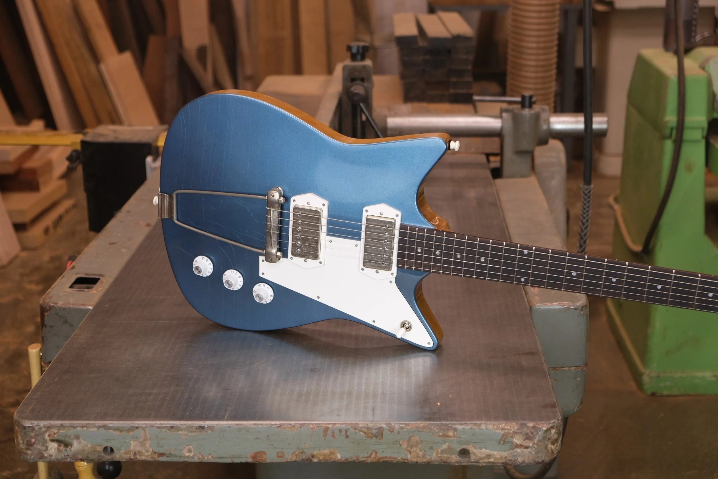 Dark Lake Placid Blue - Arcade Model — Frank Brothers Guitar Company ...