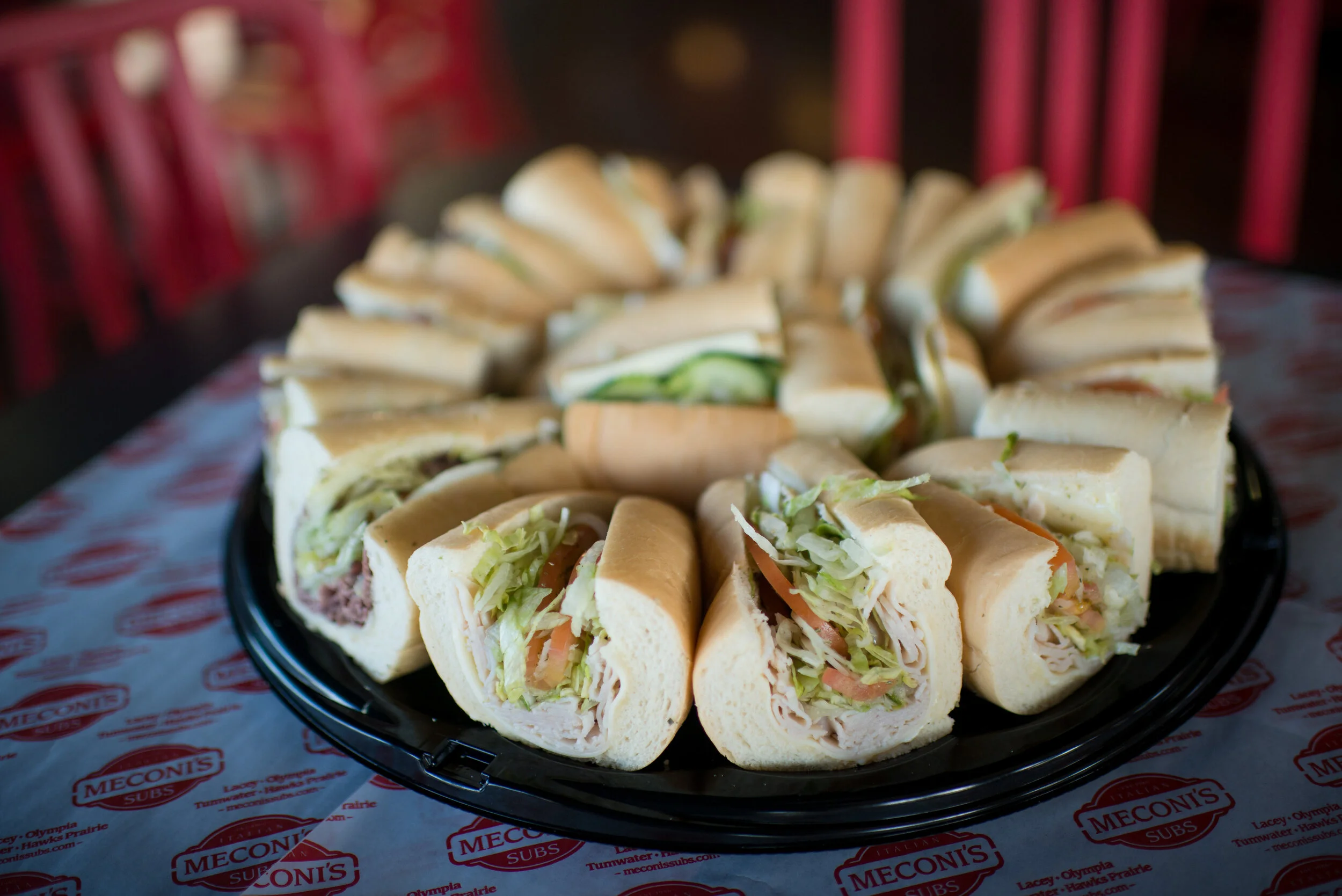 Catering — Meconi's Italian Subs - Sub Sandwich Shop Serving Lacey ...