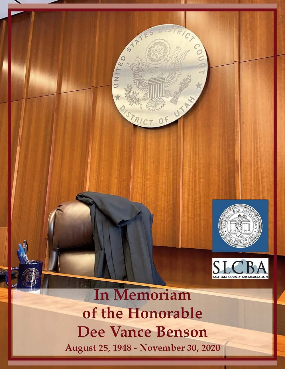 Judge Benson Tribute — SLCBA