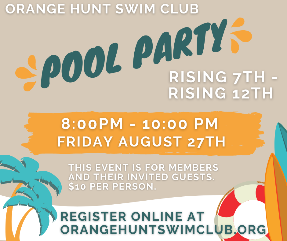 Social Events — Orange Hunt Swim & Tennis Club
