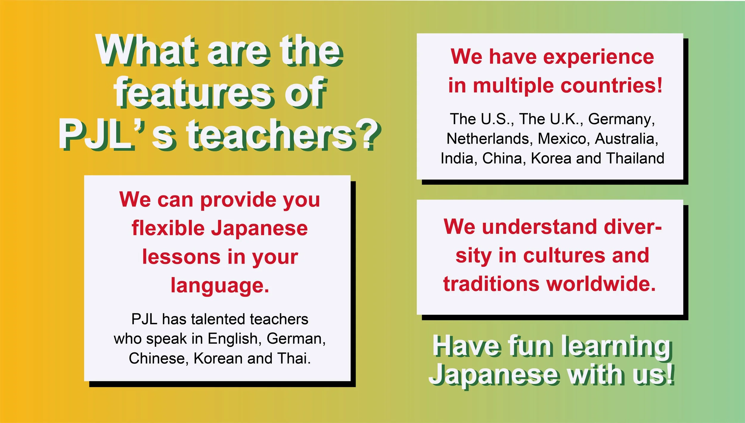 Private Japanese Lessons