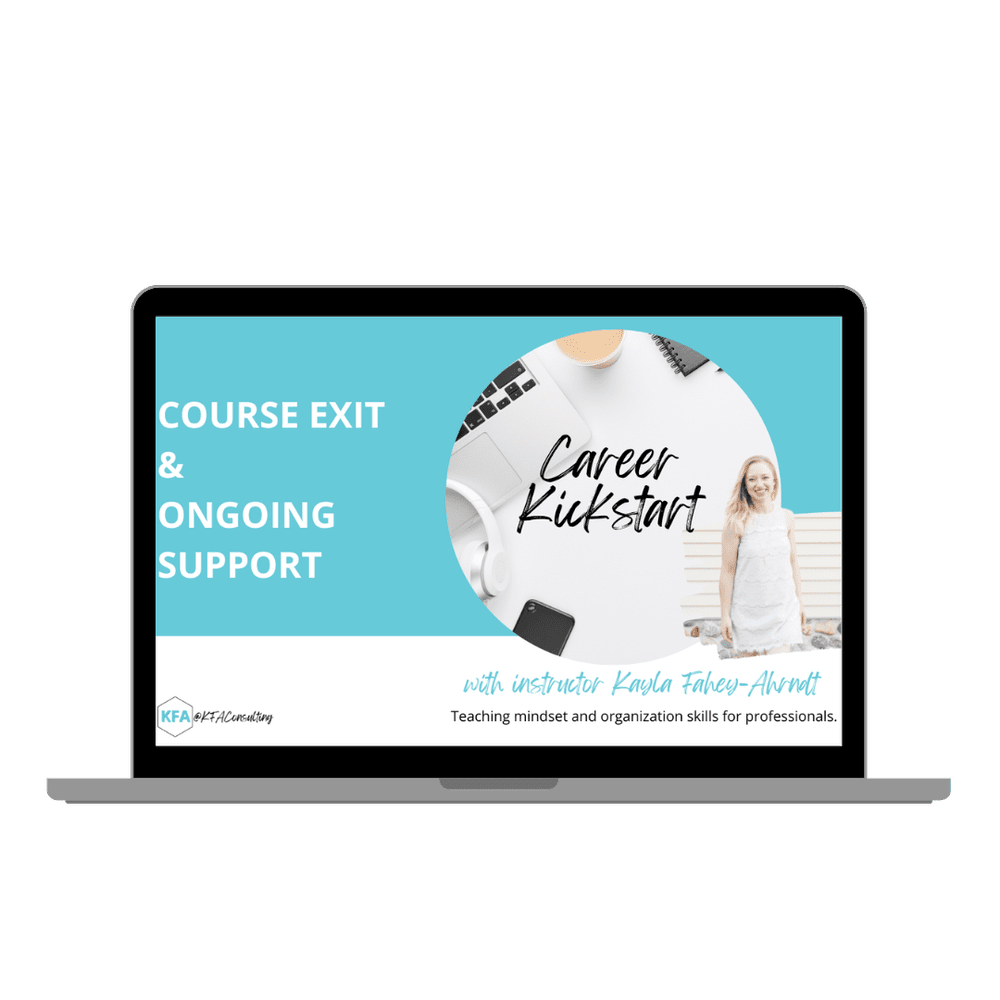 Career Kickstart Course - Discover — Kayla Fahey-Ahrndt