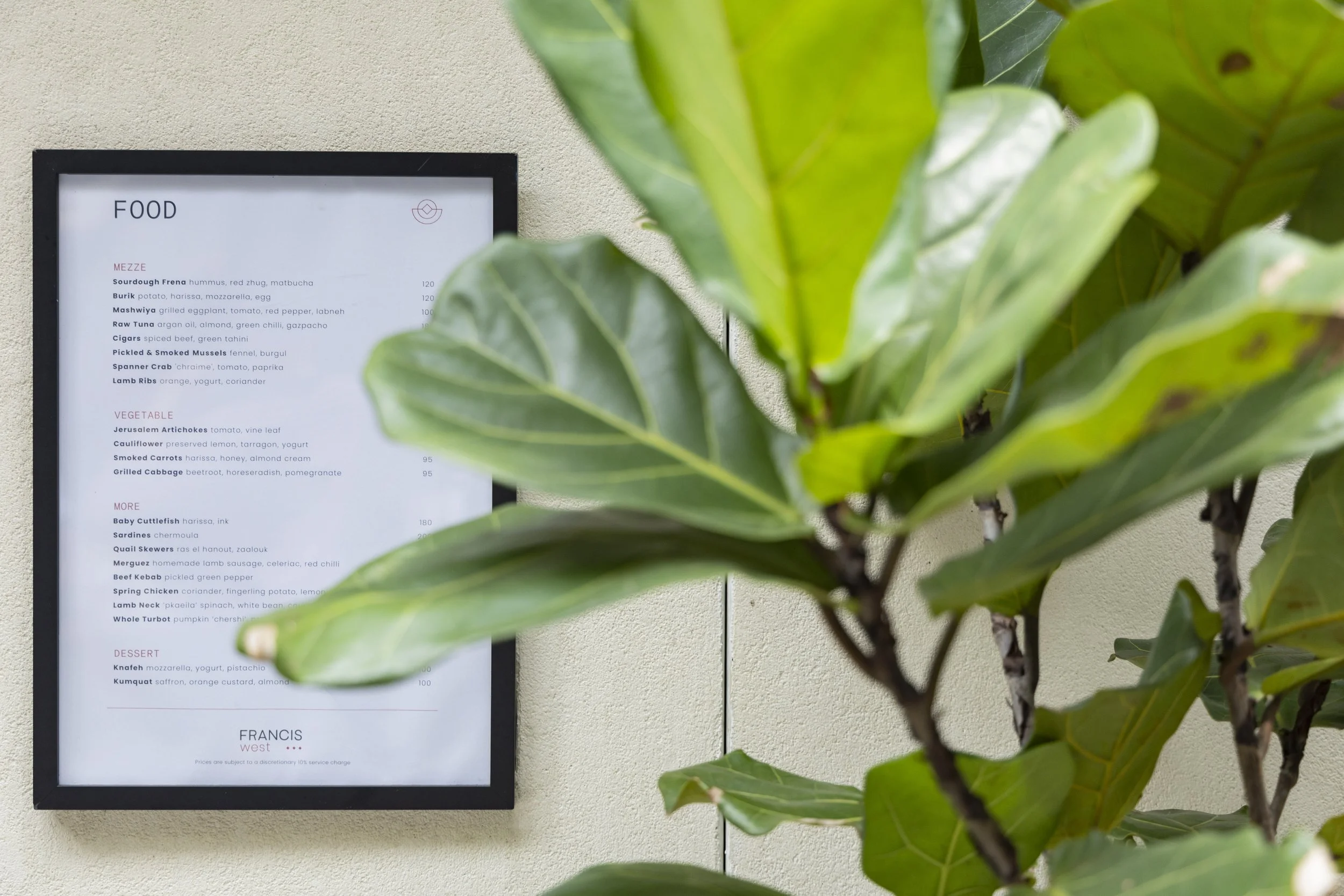 FRANCIS West — FRANCIS