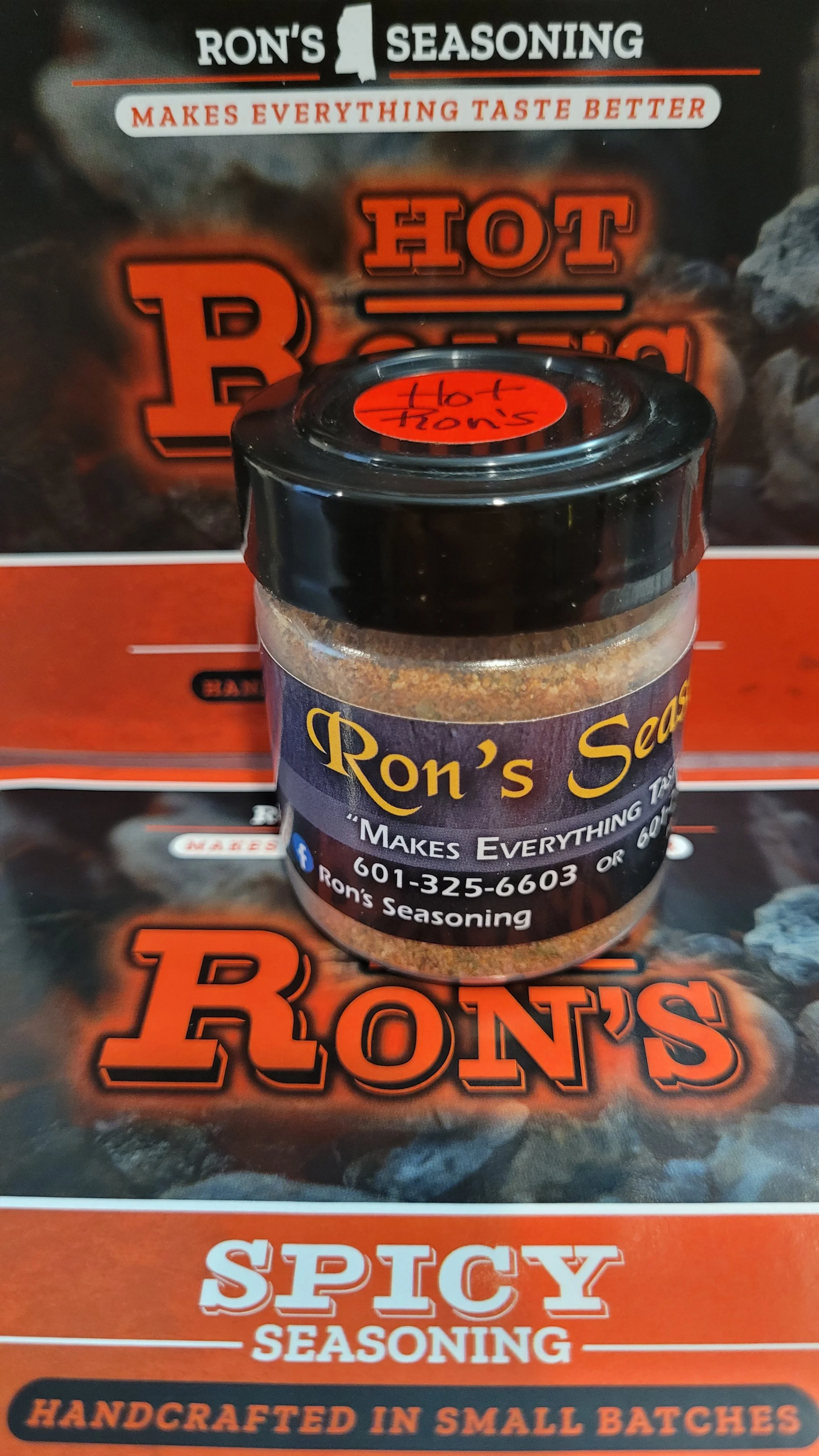 Hot Ron's Sample Size — Ron's Seasoning