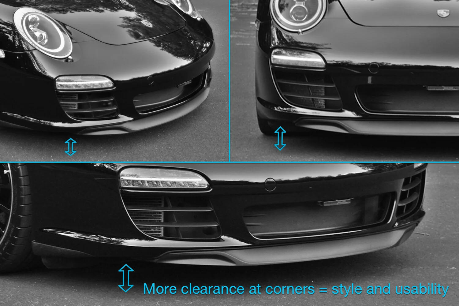 Porsche - 997 Front Lip Spoilers — Emc2design