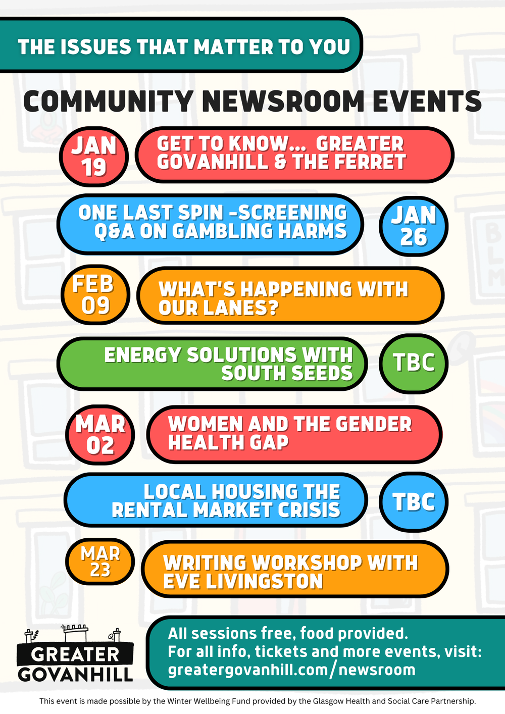 The Community Newsroom Unveils its First Programme of Events — Greater ...