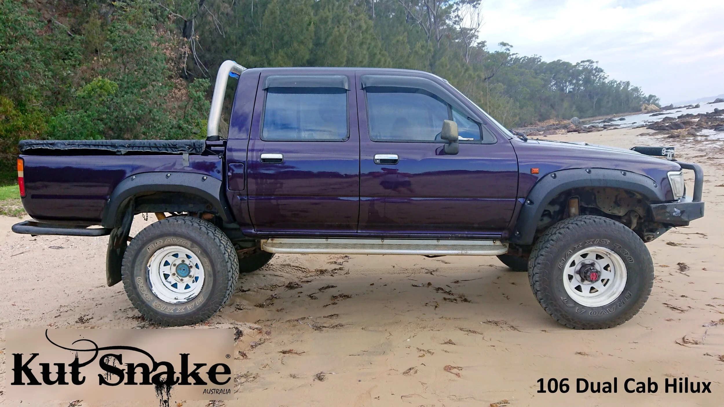 Kut Snake Flare Kit To Fit Toyota Hilux LN106 Models — Kut Snake New ...