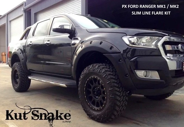Kut Snake Flares to Fit Ford Ranger PX Models — Kut Snake New Zealand