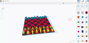 3D Chess Board — Teacher Winters