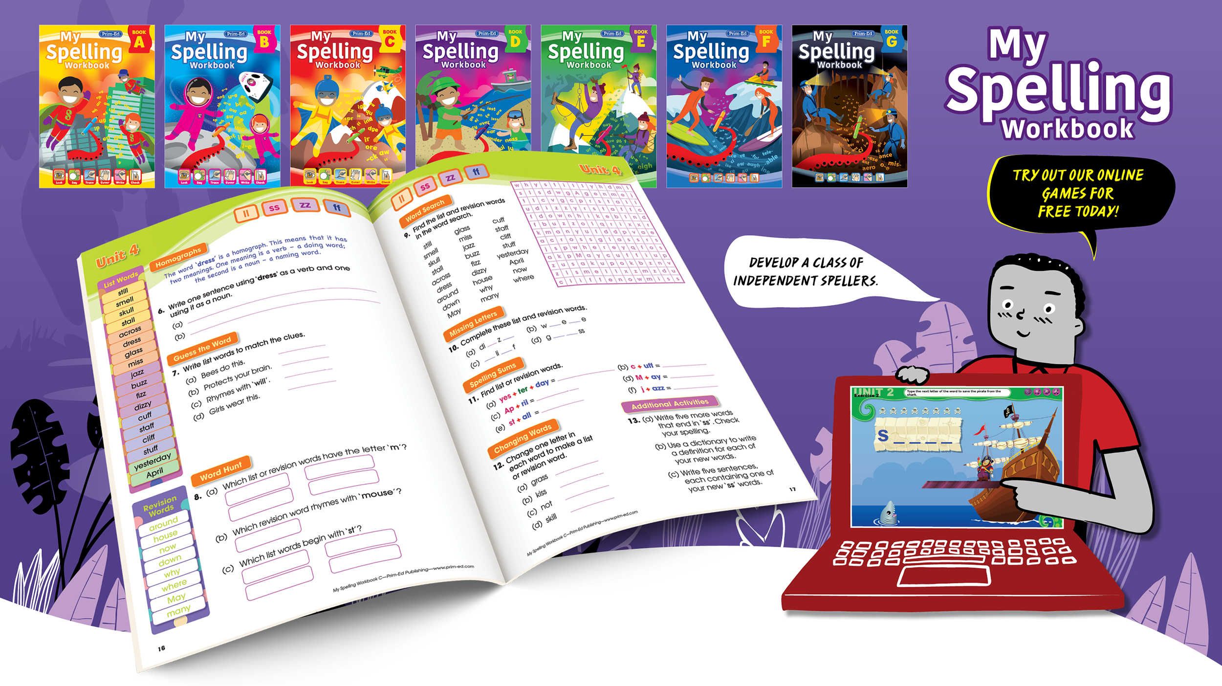 MY SPELLING WORKBOOK — Prim-Ed Publishing