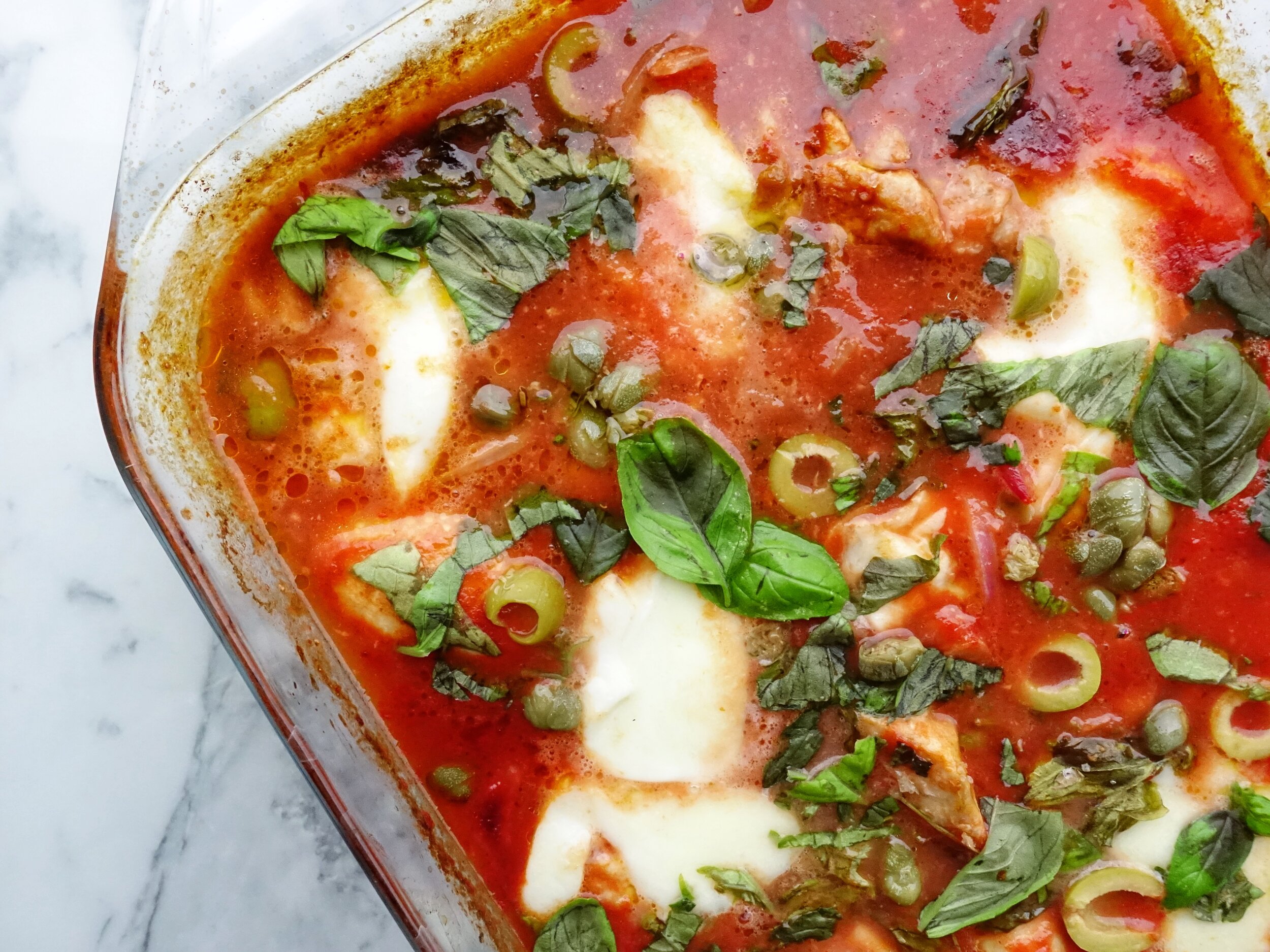 Chicken, Tomato & Mozzarella Bake - Live Vitae