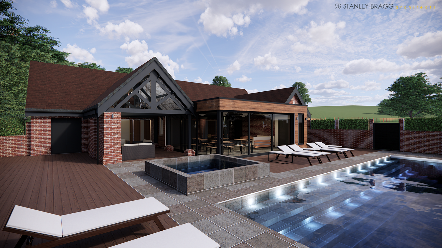 Milsoms Pool House, Dedham — Stanley Bragg Architects Limited