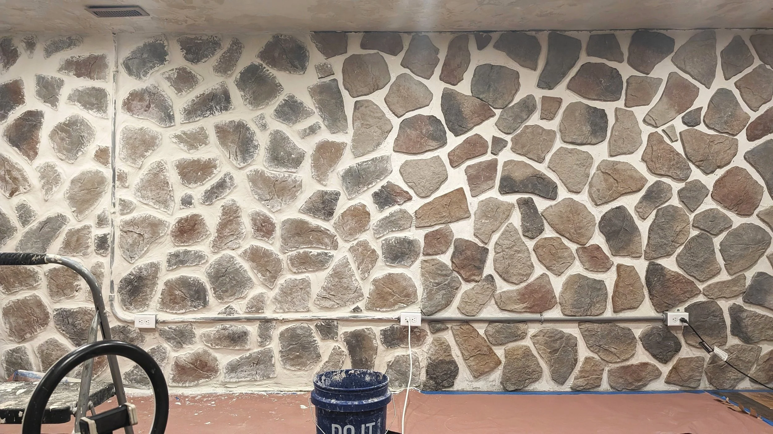 DIY Stone Veneer Installation Guide — Olive & June Home: DIY Renovation & Interior Design ...