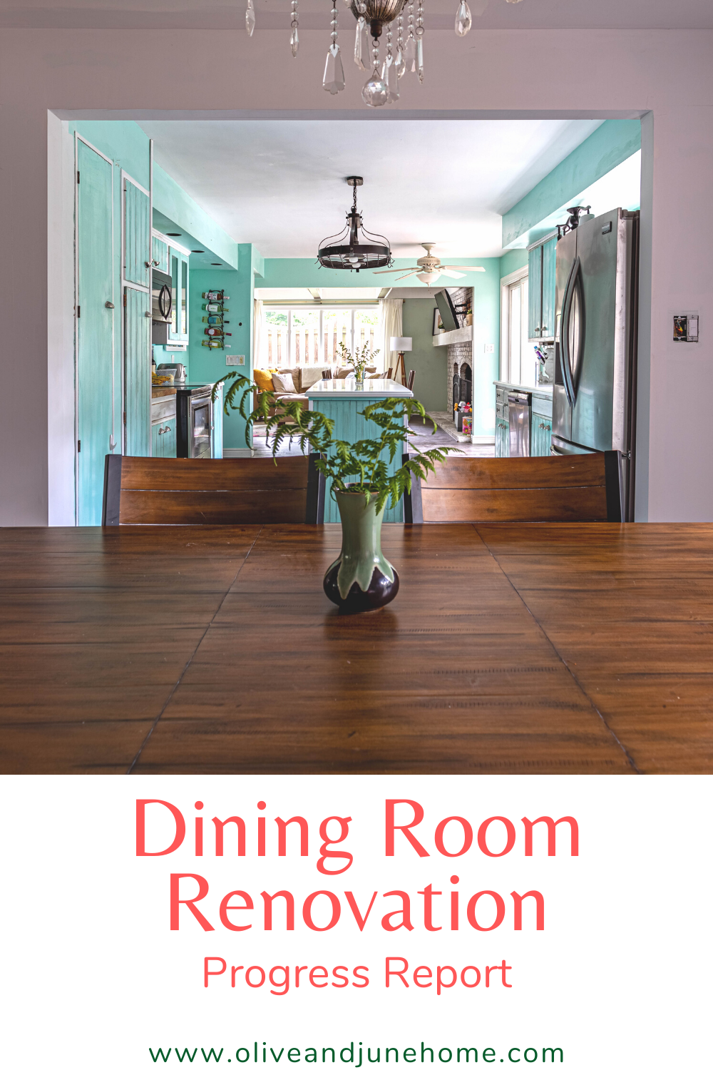 Dining Room Renovation Progress - A Dusty Improvement — Olive & June ...