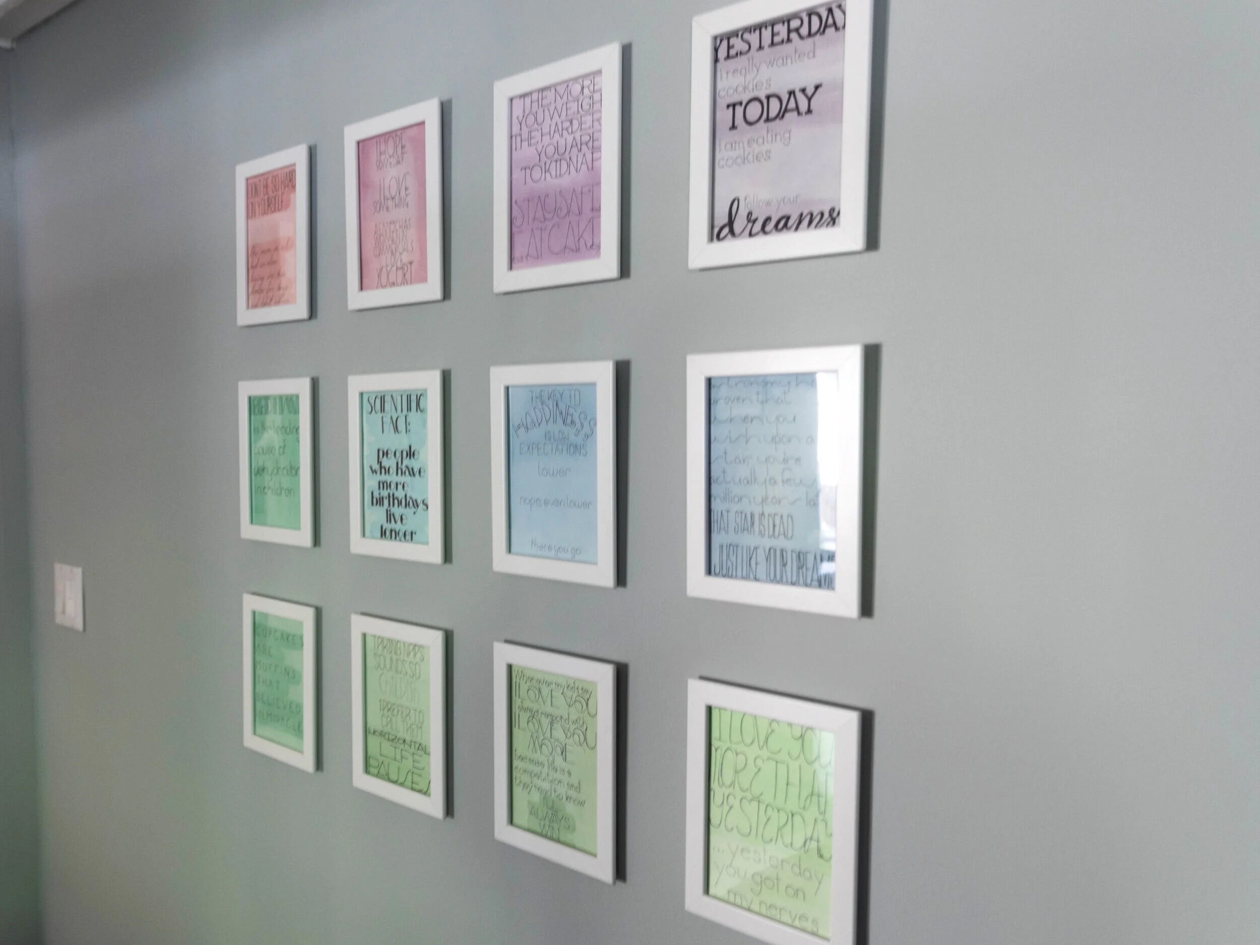 How to Plan and Hang a Gallery Wall — Olive & June Home: Bold ...