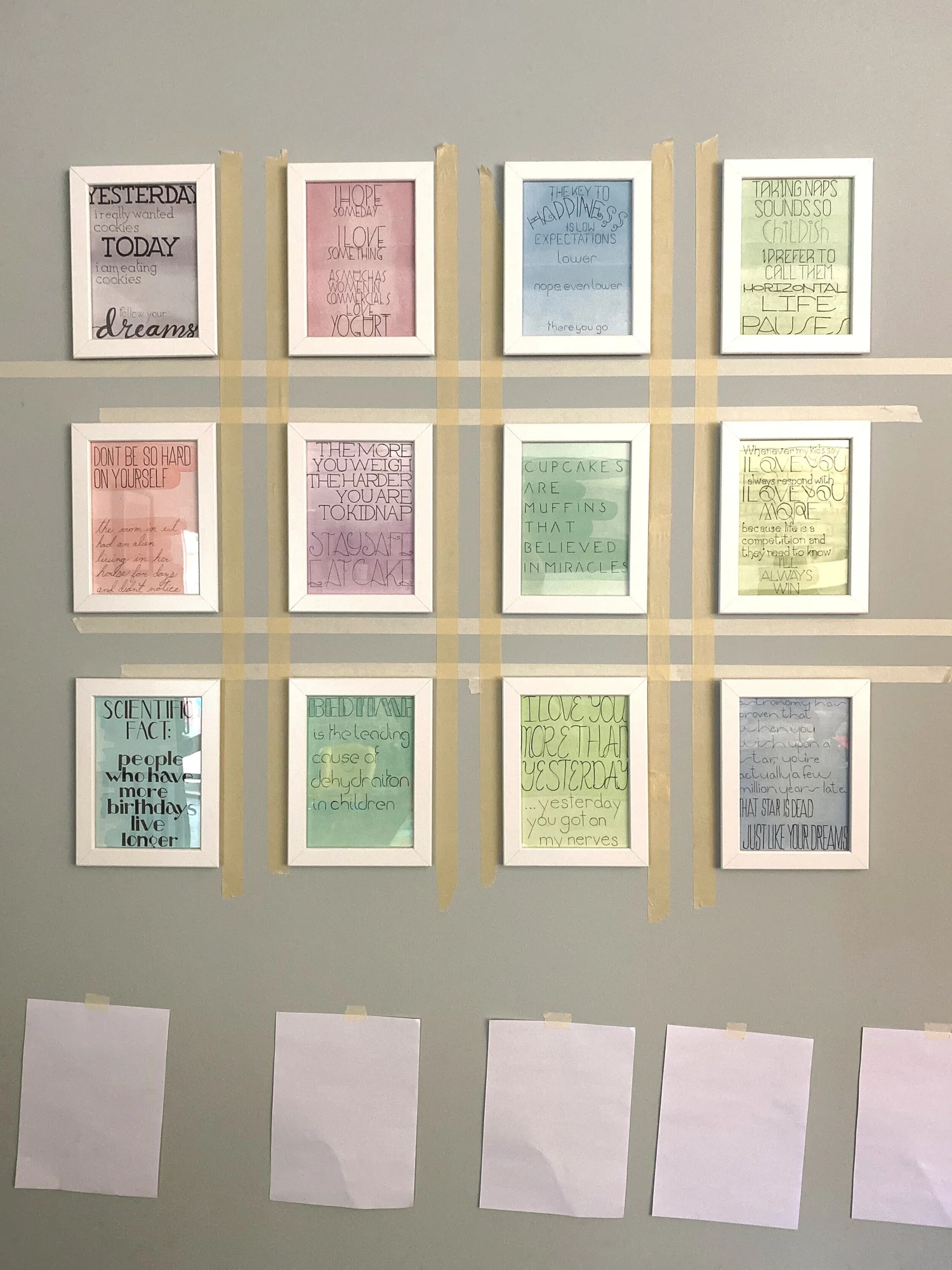 How to Plan and Hang a Gallery Wall — Olive & June Home: Bold ...