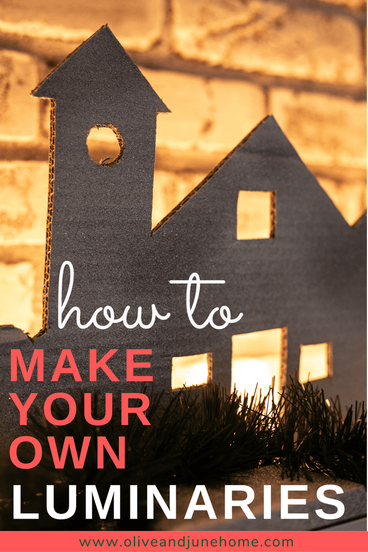 DIY Cardboard House Luminaries — Olive & June Home: Bold, Functional ...