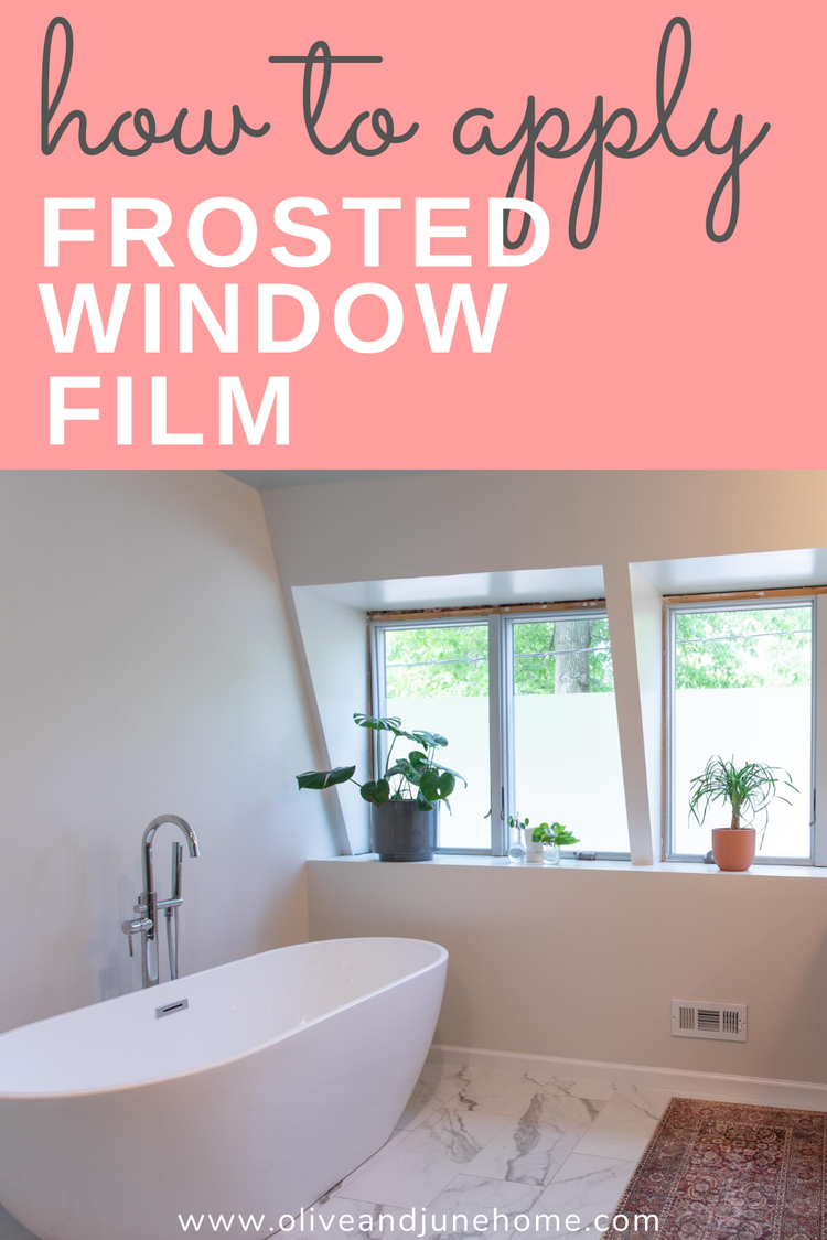 Easiest DIY - How to Frost Windows — Olive & June Home: Bold ...