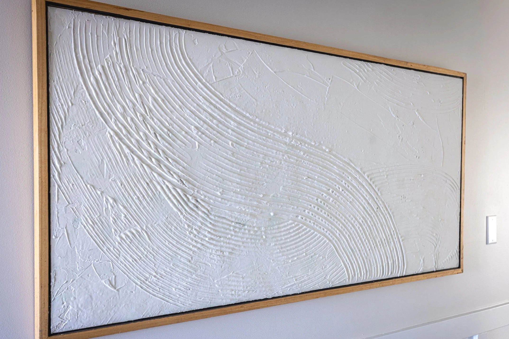 Diy Textured Canvas Art Olive June