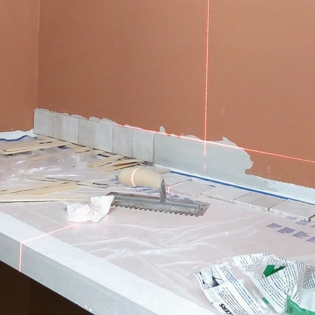 ORC Week 6 - How to Tile Backsplash — Olive & June Home: Bold ...