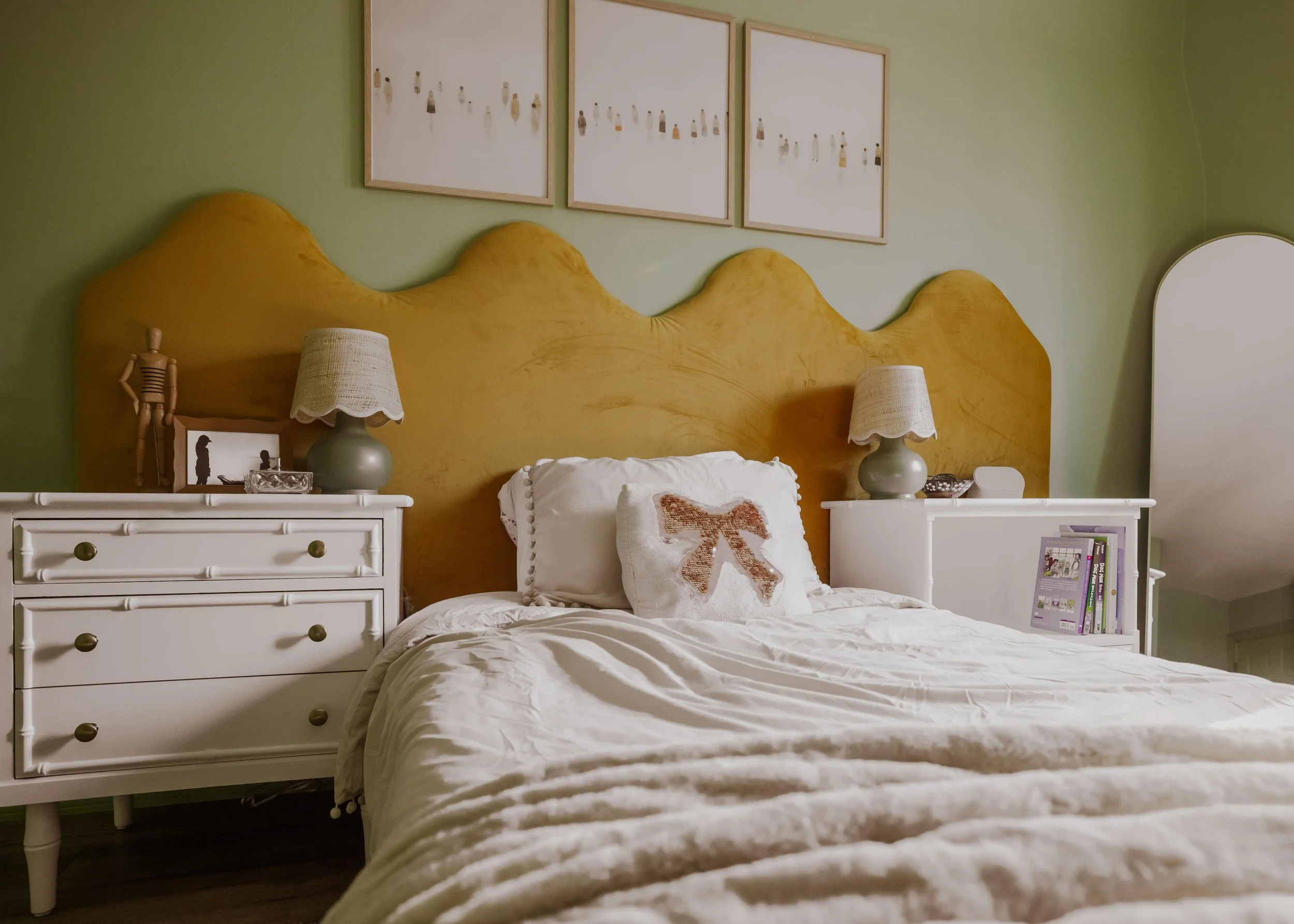 From Kid to Tween: Girl’s Bedroom Makeover Reveal — Olive & June Home ...