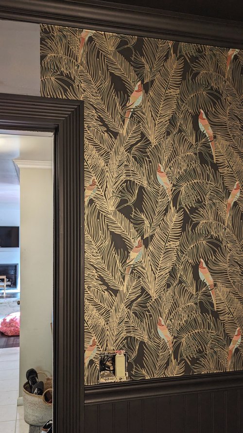 The Easiest Wallpaper for Beginners - Tutorial — Olive & June Home ...