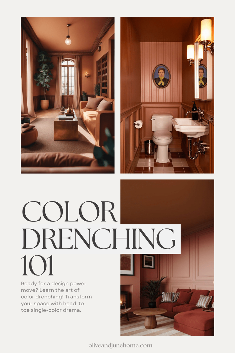 What's the Big Deal with Color Drenching? — Olive & June Home: Bold ...