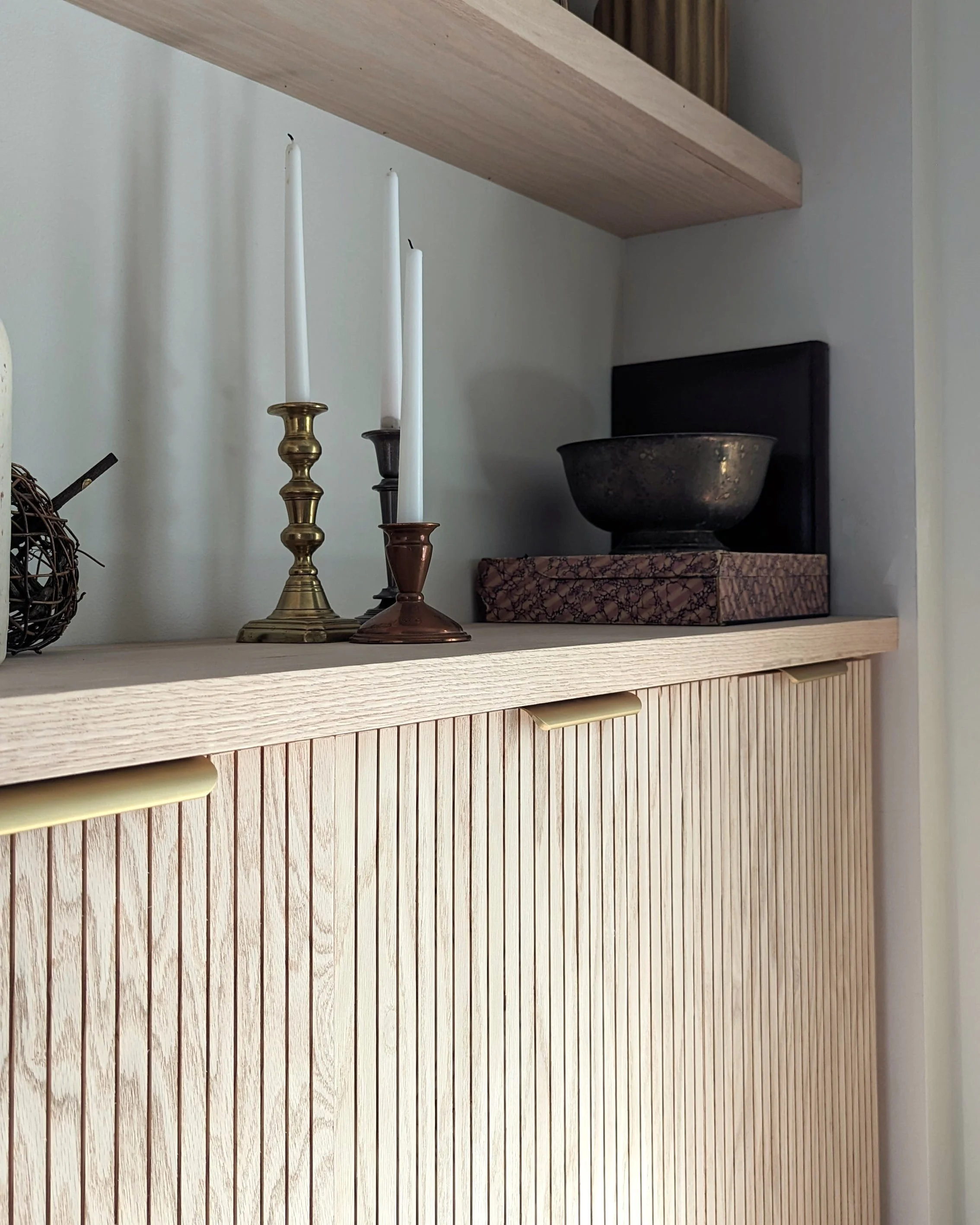 Fluted Cabinet Door DIY — Olive & June Home: Bold, Functional Interior ...