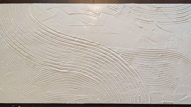 DIY Textured Canvas Art — Olive & June Home: Bold, Functional Interior ...