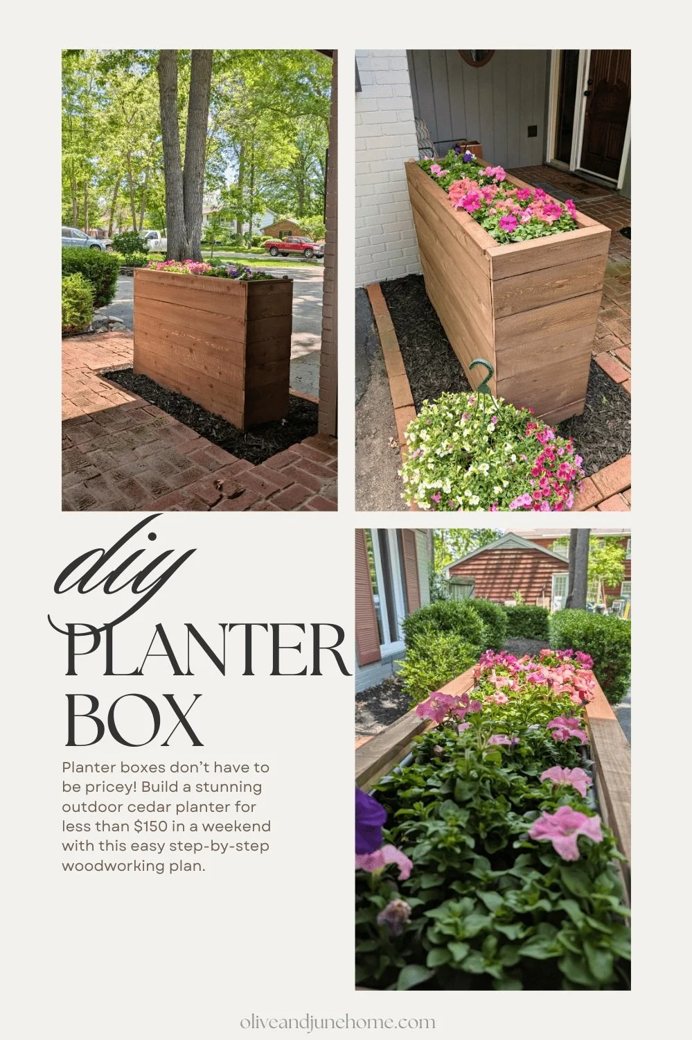 Customizable DIY Planter Box — Olive & June Home: Bold, Functional ...