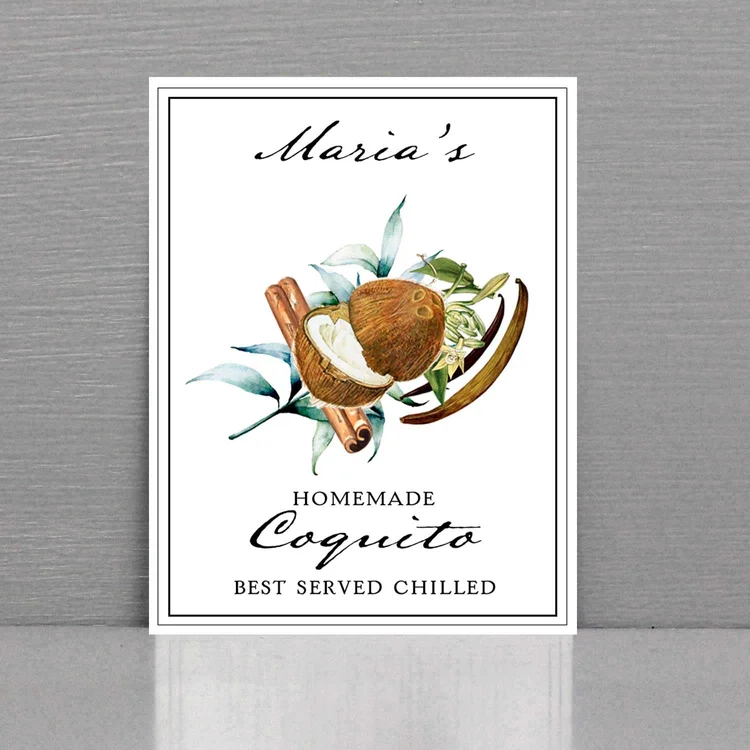 Coquito Labels