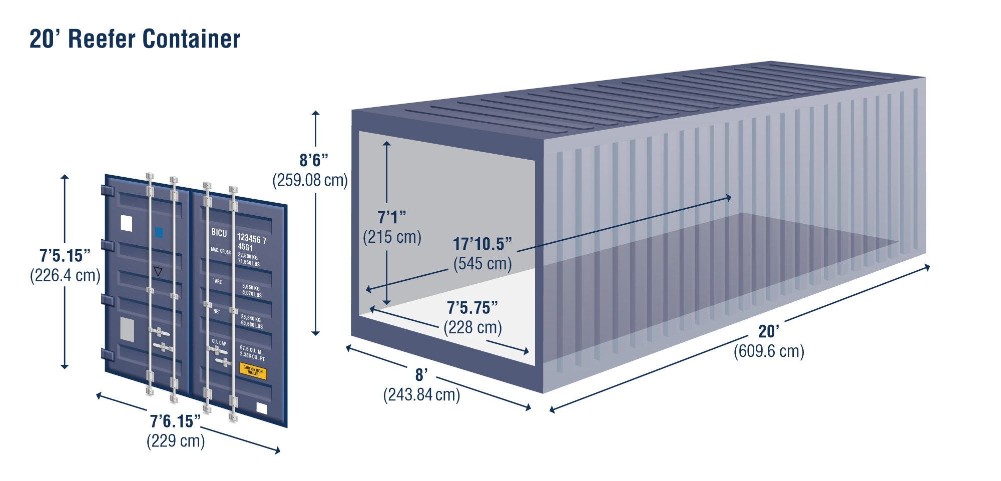 Shipping Container Dimensions — R R Plett Trucking