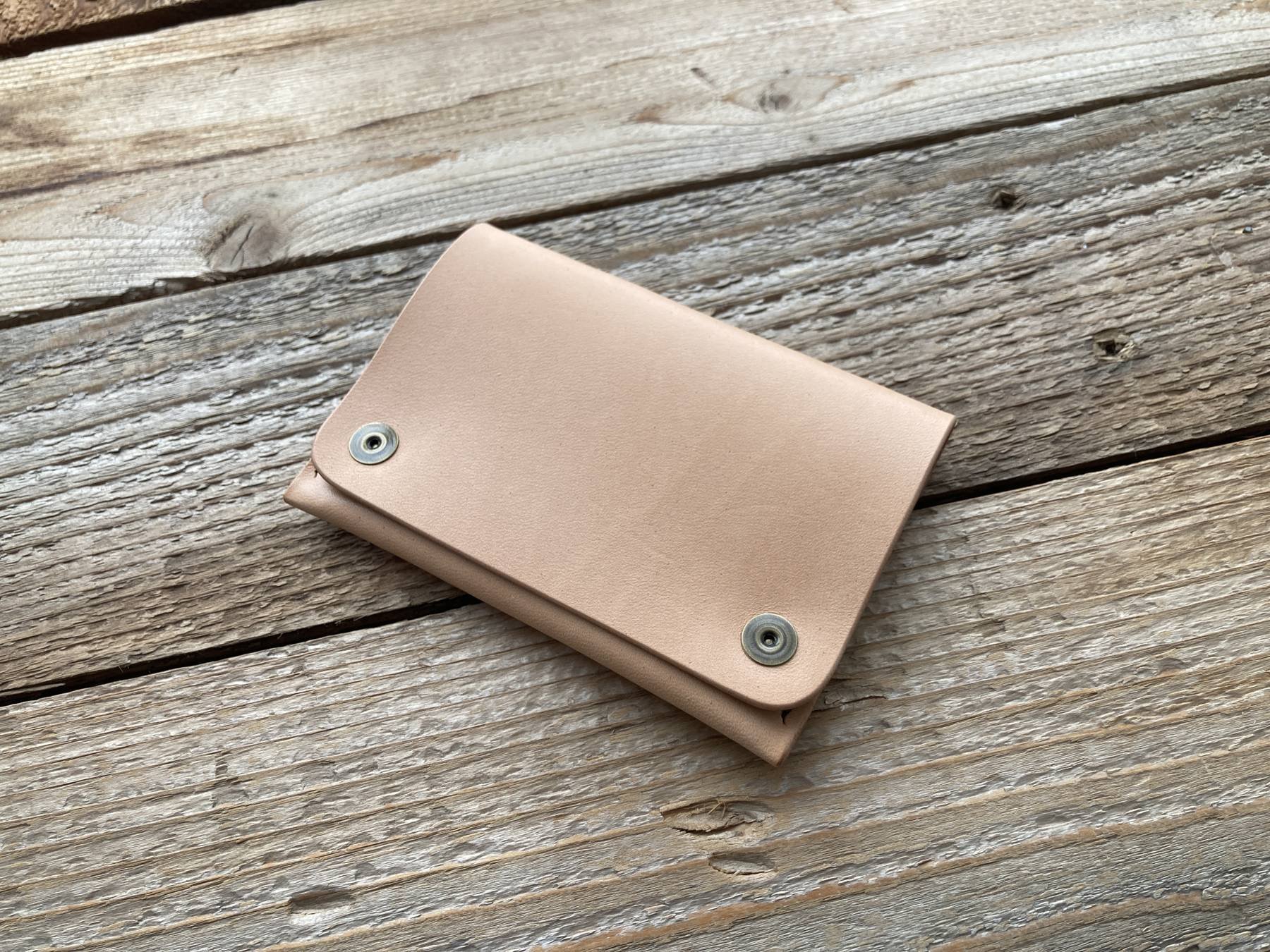 Snap Wallet | Buck Brown — Inkleaf Leather