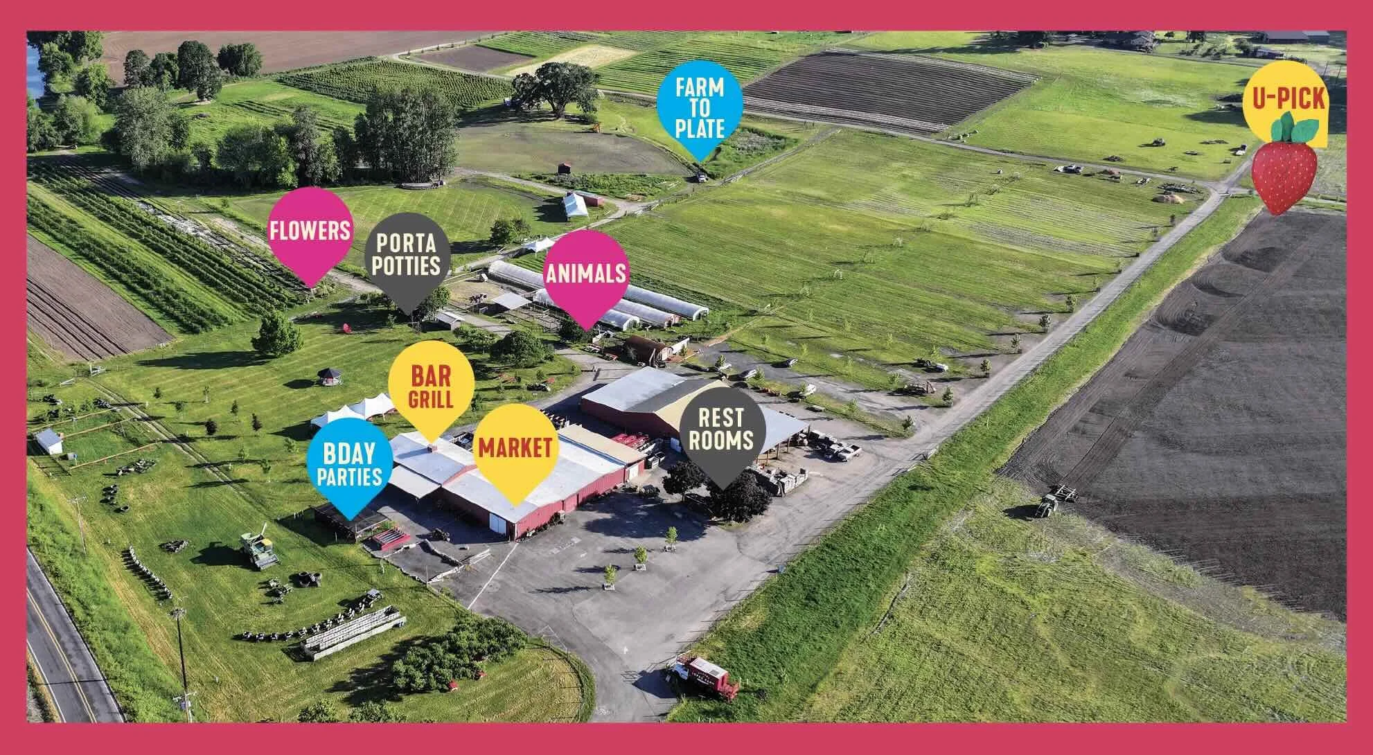 Map & Schedule | Topaz Farm