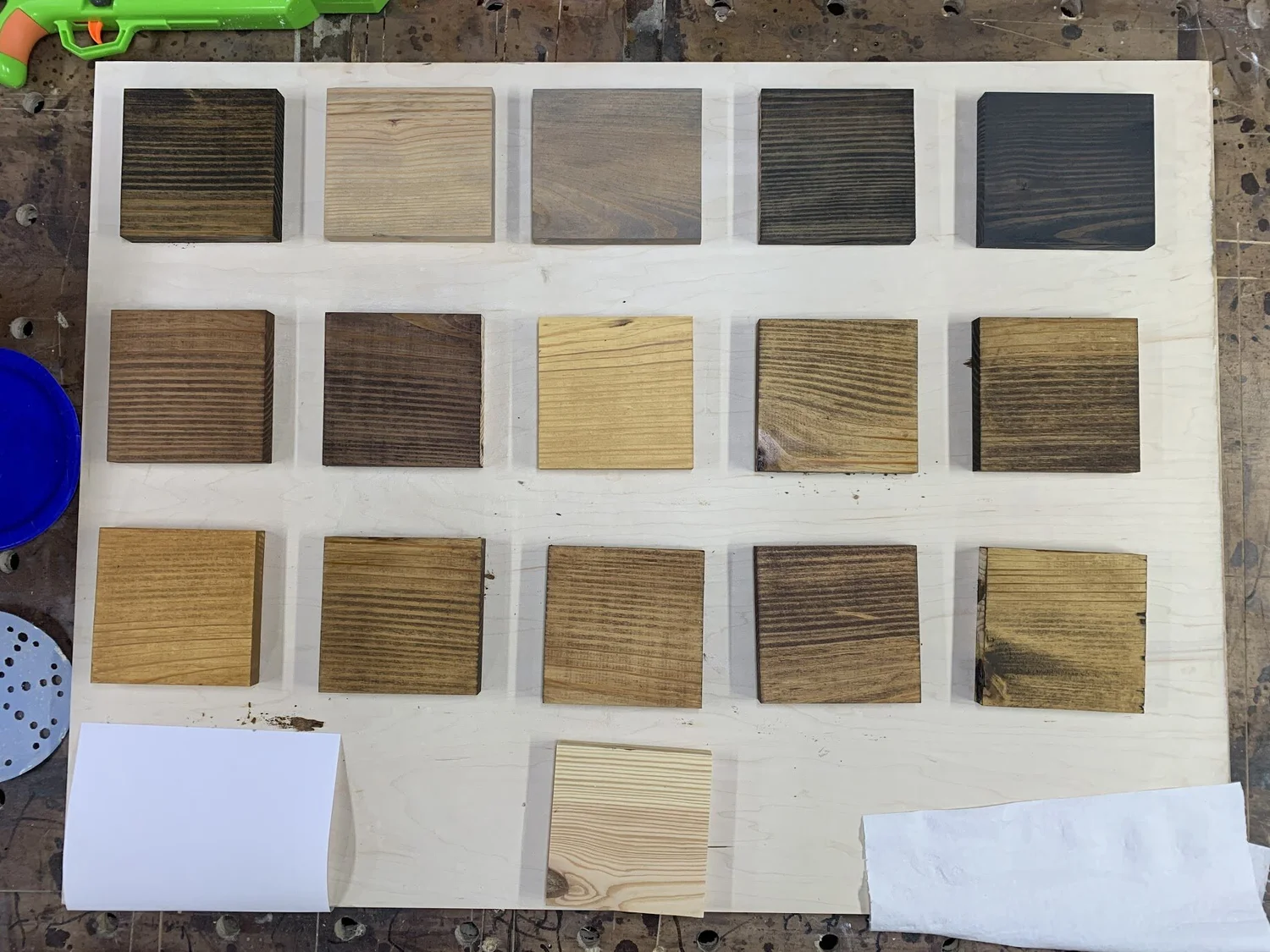 Stain Colors on Pine — Dailey Woodworks