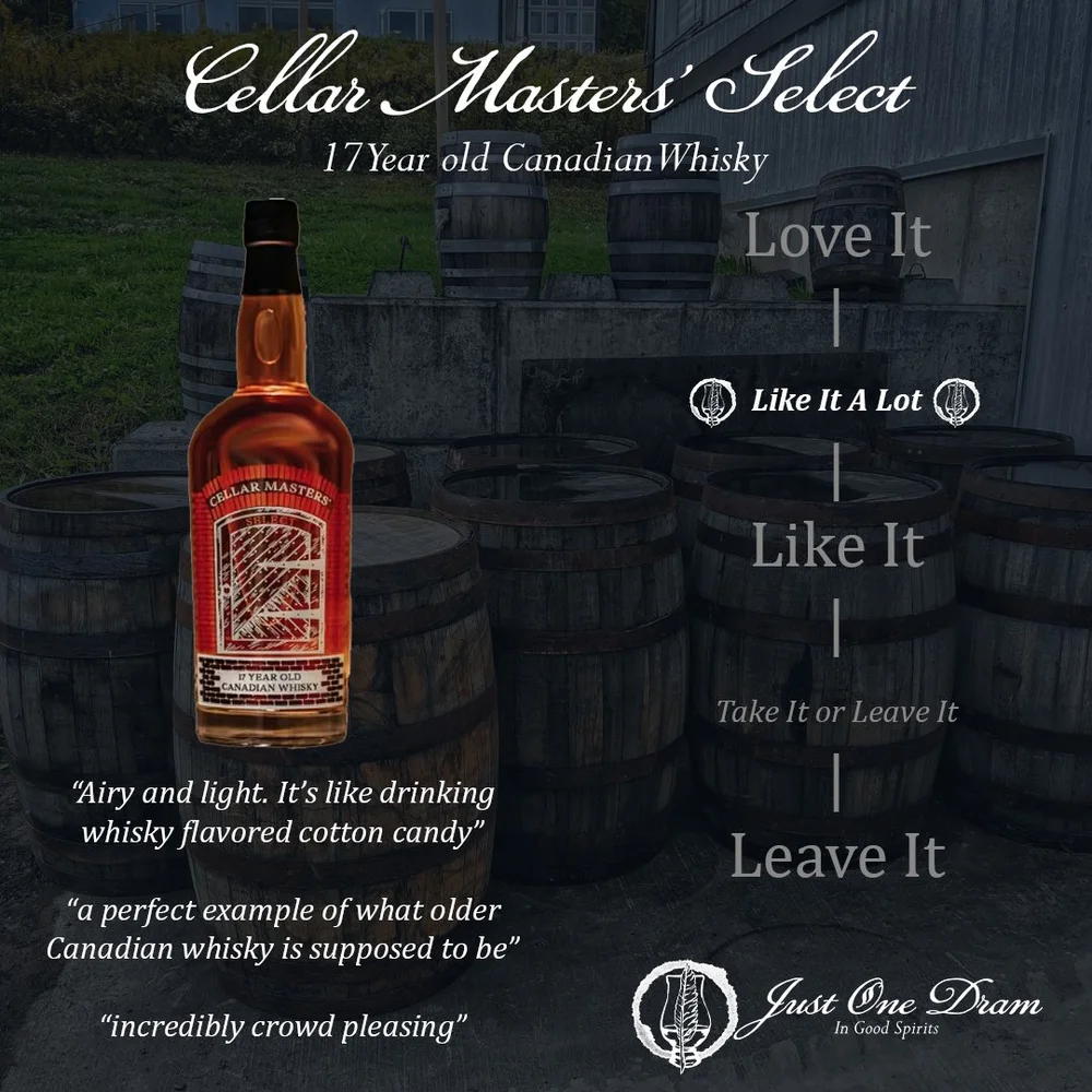 Cellar Masters’ Select 17 Year Old Canadian Whisky — Just One Dram