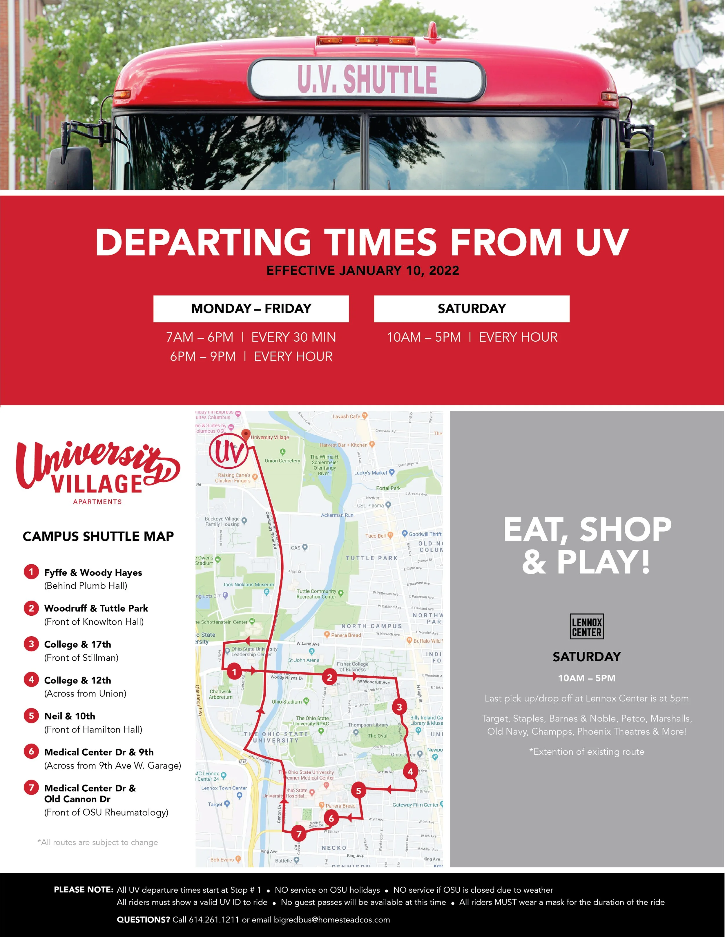 Shuttle Service — University Village